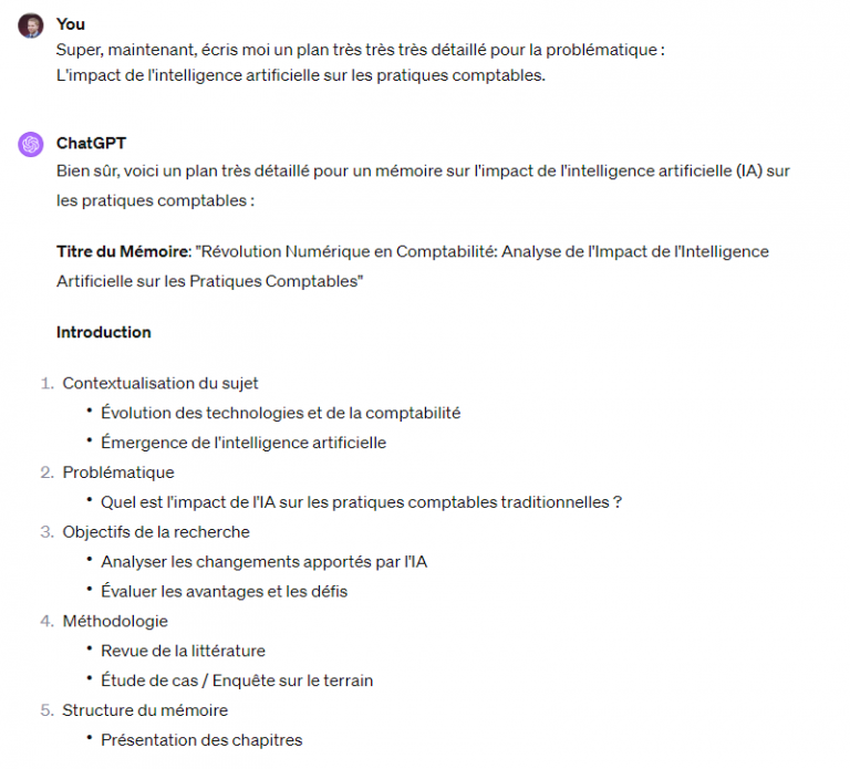 Comment écrire son mémoire du DSCG avec CHAT GPT